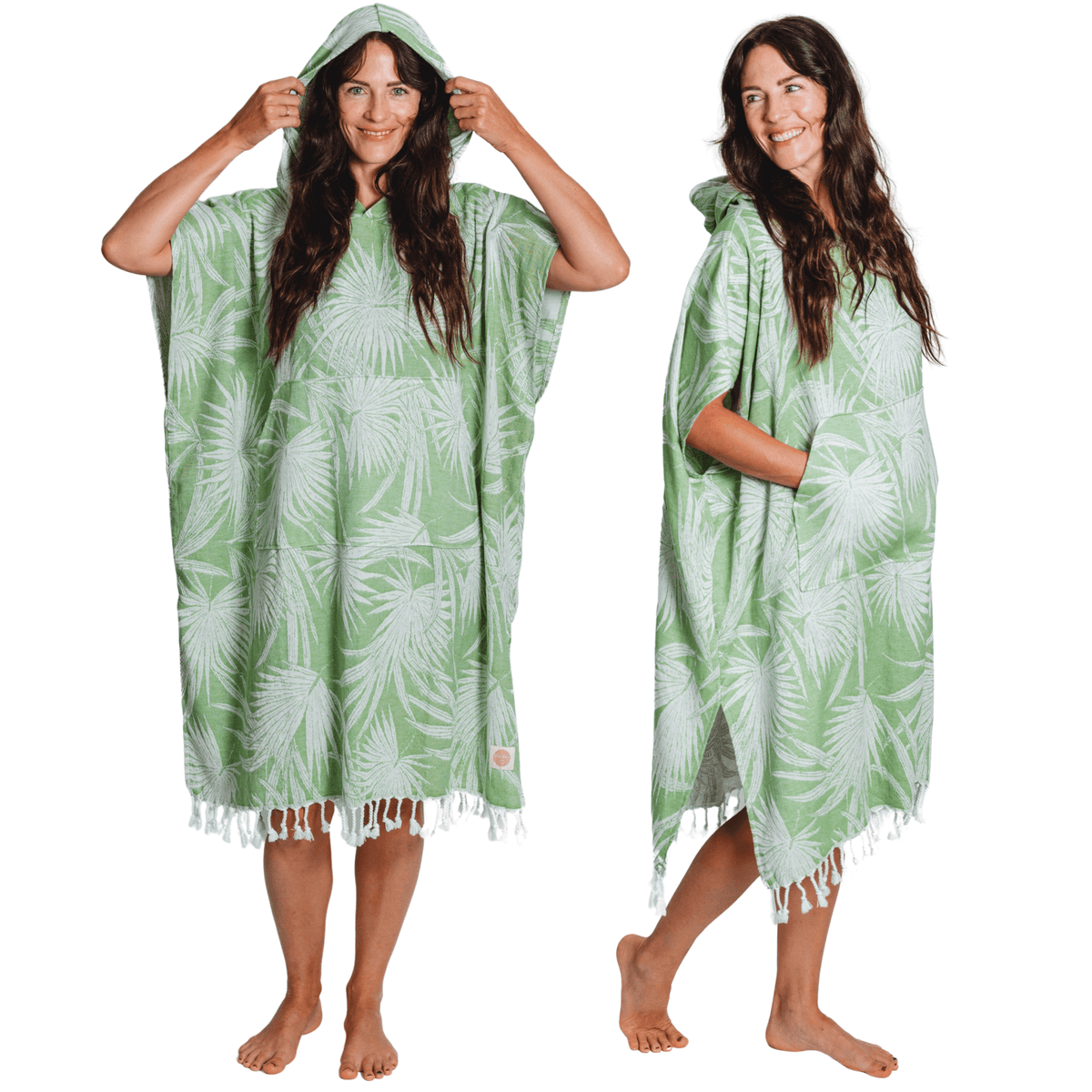 Green Jungle Poncho – Nova Blue