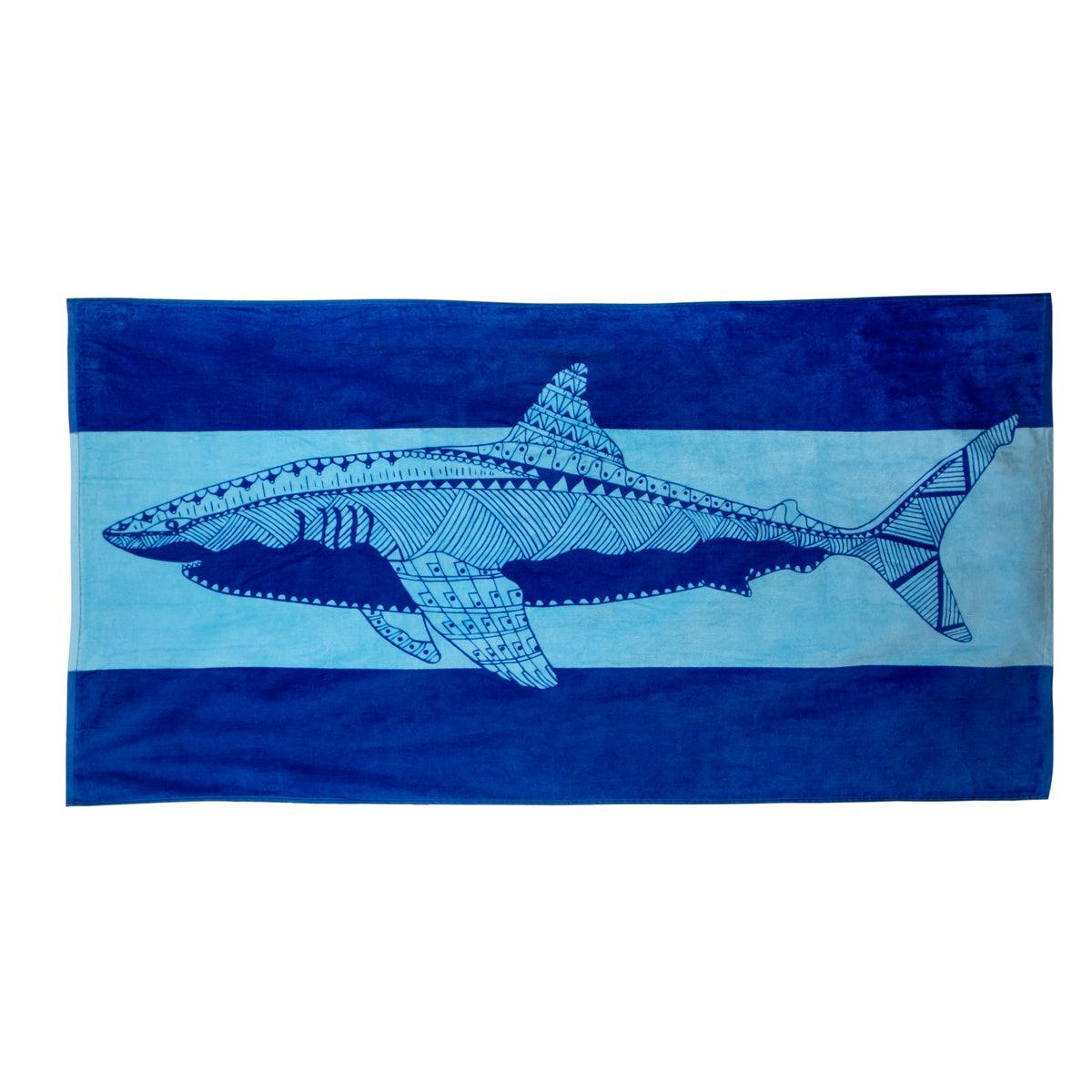 Shark Beach Towel – Nova Blue